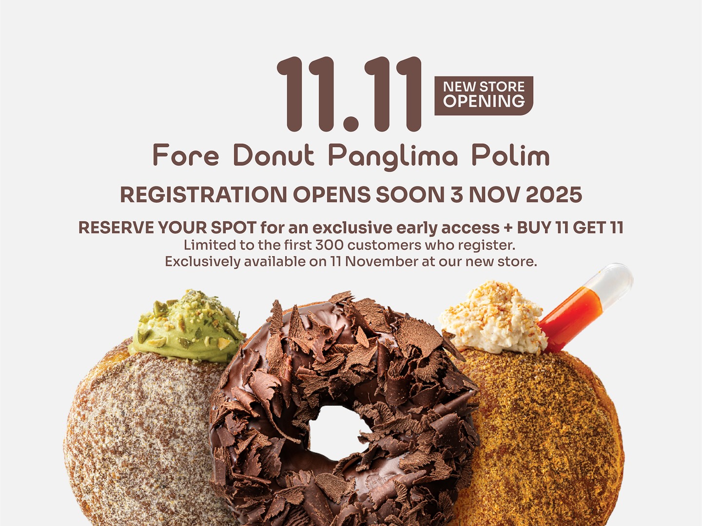 Fore Donut | Freshly Baked Donuts Handmade with Honest Ingredients